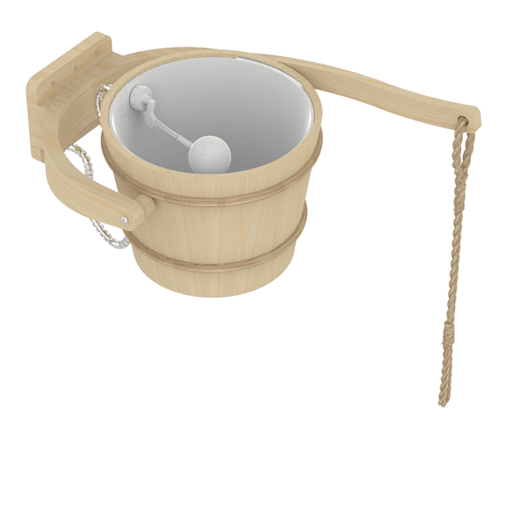Cold Water Bucket Shower - Awaken Saunas